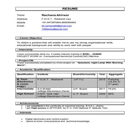 rachana resume-1 | PDF