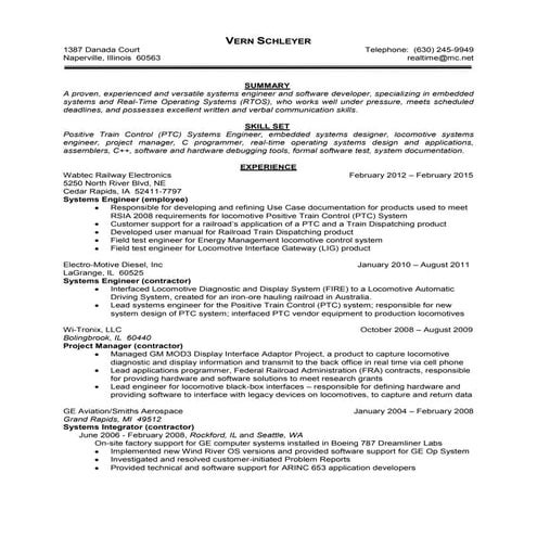 Schleyer Resume 012316 PTC | PDF | Computer Software and Applications | Computing