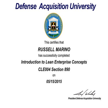 MARINO GWU IT Mgt Certificate 2000 | PDF