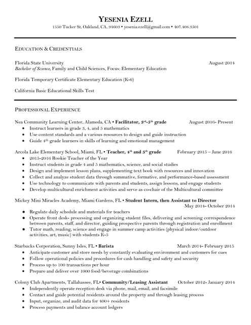 Micka Rucker Resume2016 | PDF