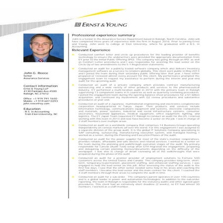 John Reece Assurance bio | PDF