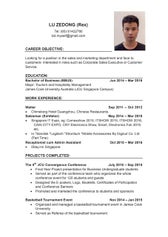 Resume- Chua Jia Jie doc | PDF
