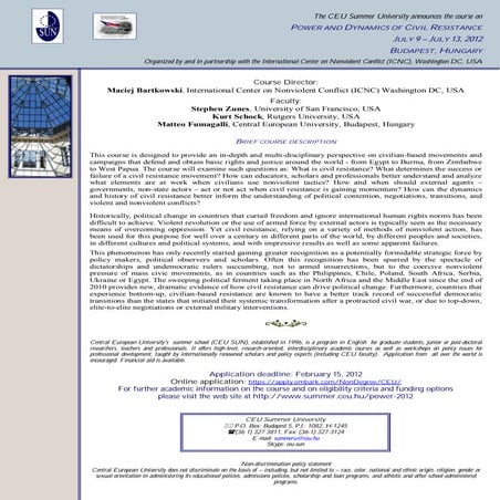 Civil Resistance Comparative Perspectives On Nonviolent Struggle Schock ...