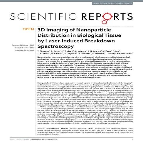 3D Imaging of Nanoparticles | PDF