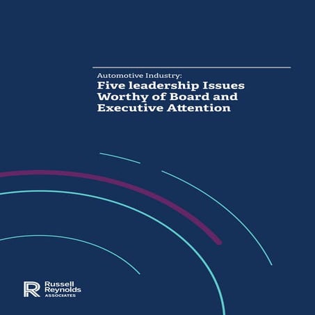 Automotive - five leadership issues | PDF