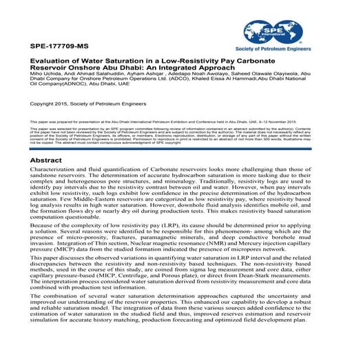 Routine core analysis and special core analysis