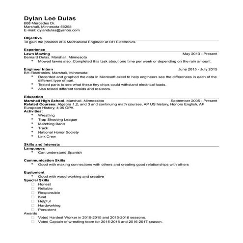 Final Resume Careers | PDF