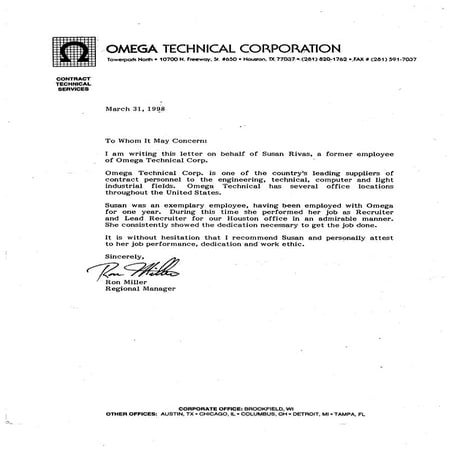 omega tech letter | PDF