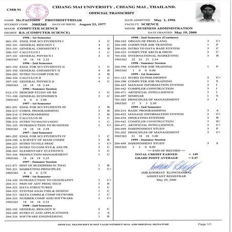 Transcript_BS_Paitoon | PDF
