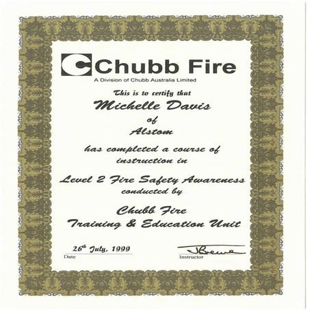 Chubb Fire | PDF
