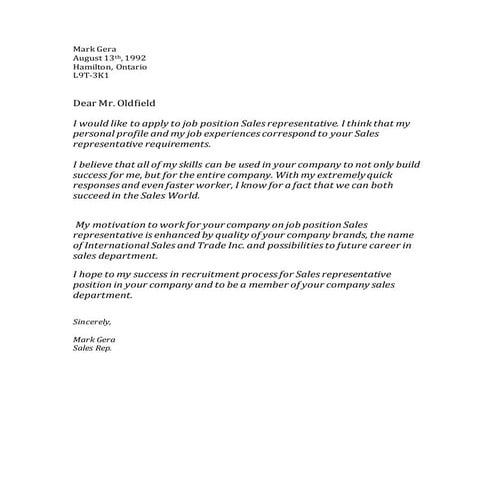 Cover letter for Adam | DOCX