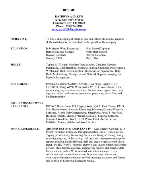 Adele Clark CV 2016 | PDF