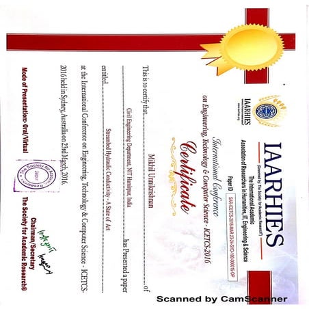 conference certificate | PDF