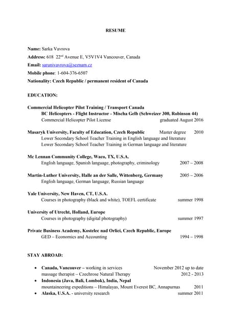 Courtney Gore Resume | PDF