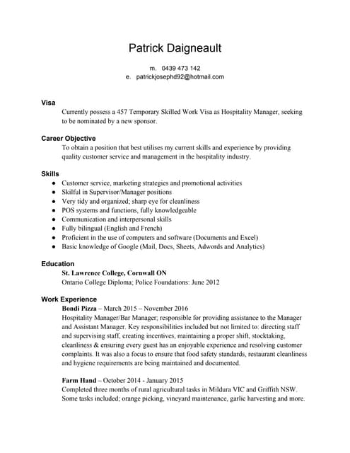 Janet Resume