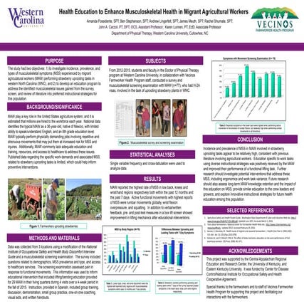Rural Health Symposium Poster Presentation_2016 | PDF