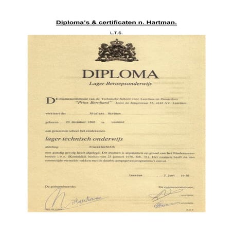 Diplomas&d | PDF