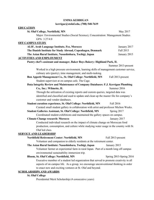 Resume - Vanessa Aileen Soendjaja | PDF