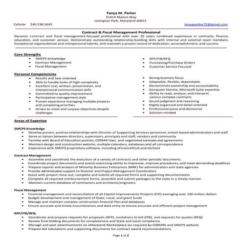 Tami's Resume1 | PDF