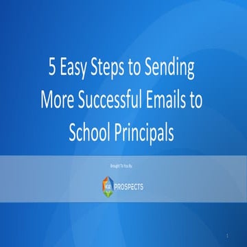 5 easy steps to more successful emails to school principals | PPT