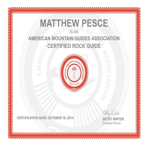 Rock guide cert | PDF