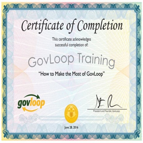 intro govloop training | PDF