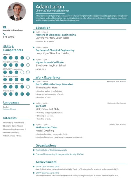 Curriculum Vitae josh | PDF