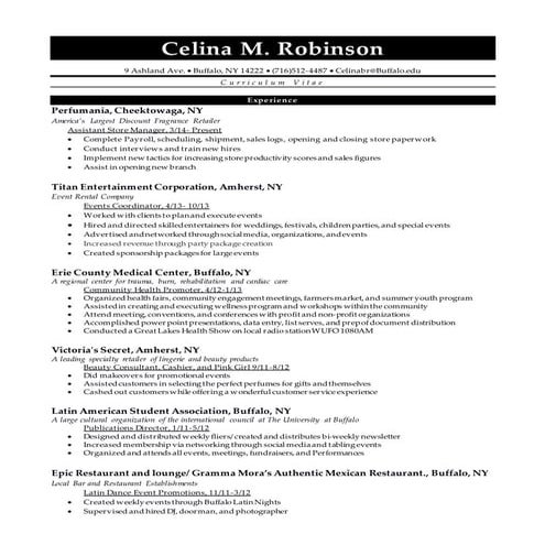 Long Resume | DOCX