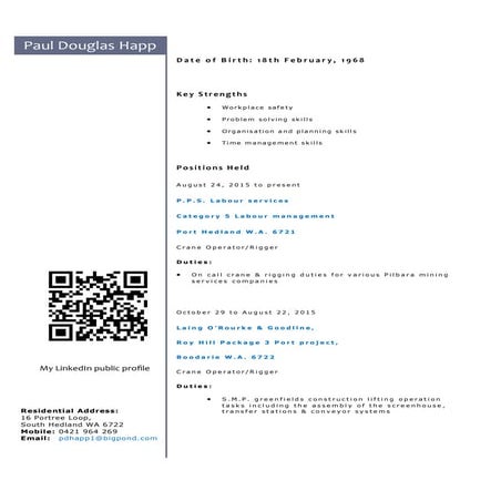 PD Happ resume001 | PDF