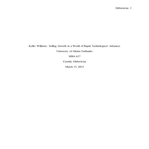 Keller Williams Final | PDF