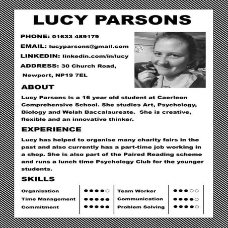 Lucy Parsons - Pen Portrait | PDF
