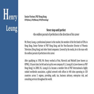 About Henry Leung | PPT