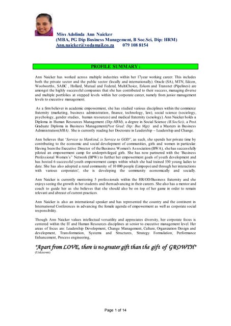 Profile 2022 - Dr. [Prof.] Anthony Rippon | PDF