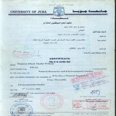 BSc_Certificate | PDF