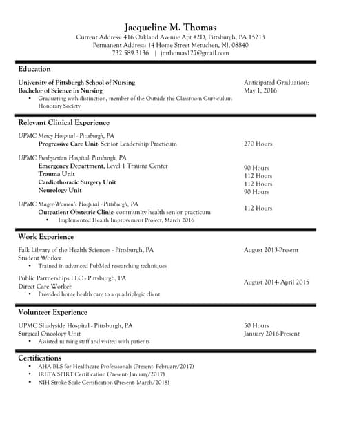 CST Resume | PDF
