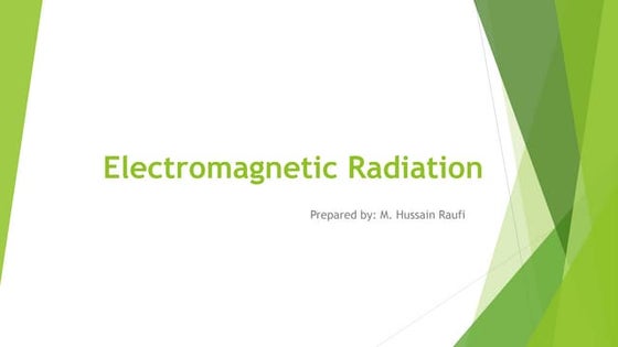 Effects of electromagnetic radiation on living things and environment ...