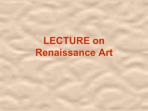 Camparision between renaissance and mannerism | DOCX | Fine Art