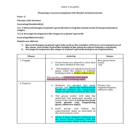 5E LIFE SCIENCE PLANT.docx