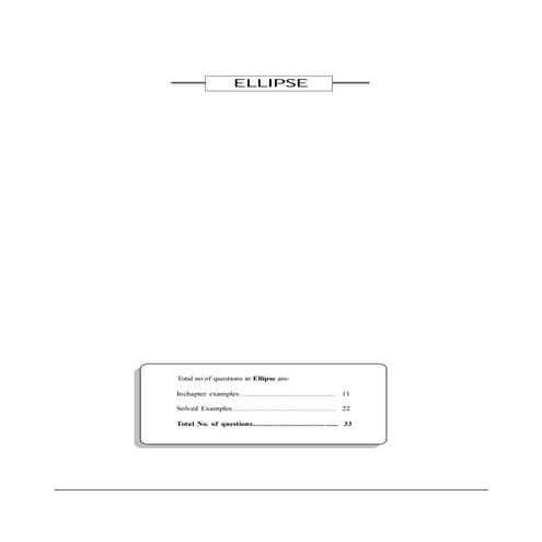 (5) Ellipse (Theory). Module-3pdf | PDF | Physics | Science