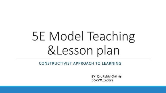 5 E LESSON PLAN FORMAT- vikramjit | PDF
