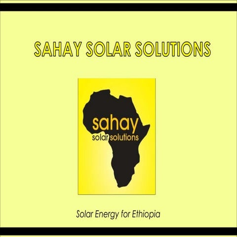 EGK 2011: Energy 05 SAHAY SOLAR SOLUTIONS | PPT