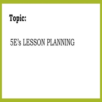 5E's_LESSON_PLAN.pptx guide for teachers | PPTX