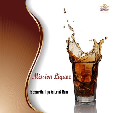 5 essential tips to drink rum | PPT