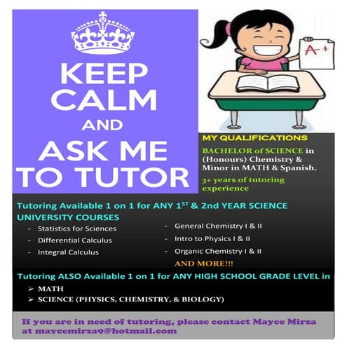 Tutor Poster (combined) | PDF