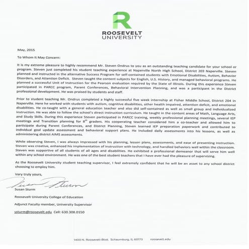 Letter of Recommendation - Susan Sturm | PDF