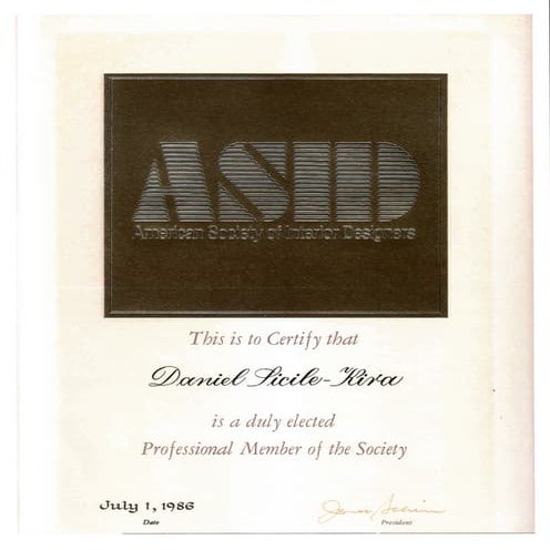 ASID Certificate | PDF