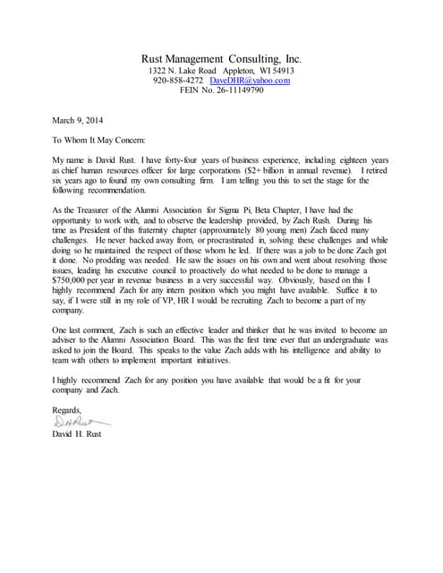 Cole Jackob Letter of Recommendation (Georgia Tech) | PDF