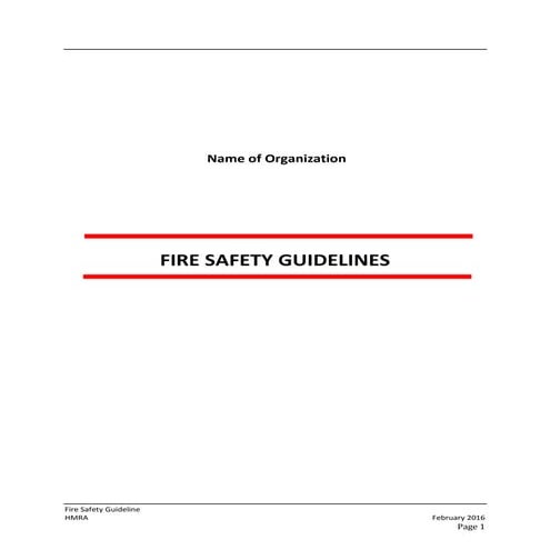 Fire Safety Guidelines Feb 2016 | PDF