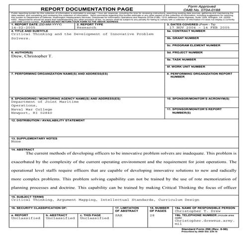 Drew Thesis - NWC | PDF | Educational Assessment | Education