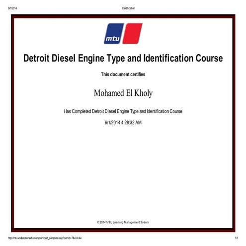 Detroit Engine Type and Identification | PDF